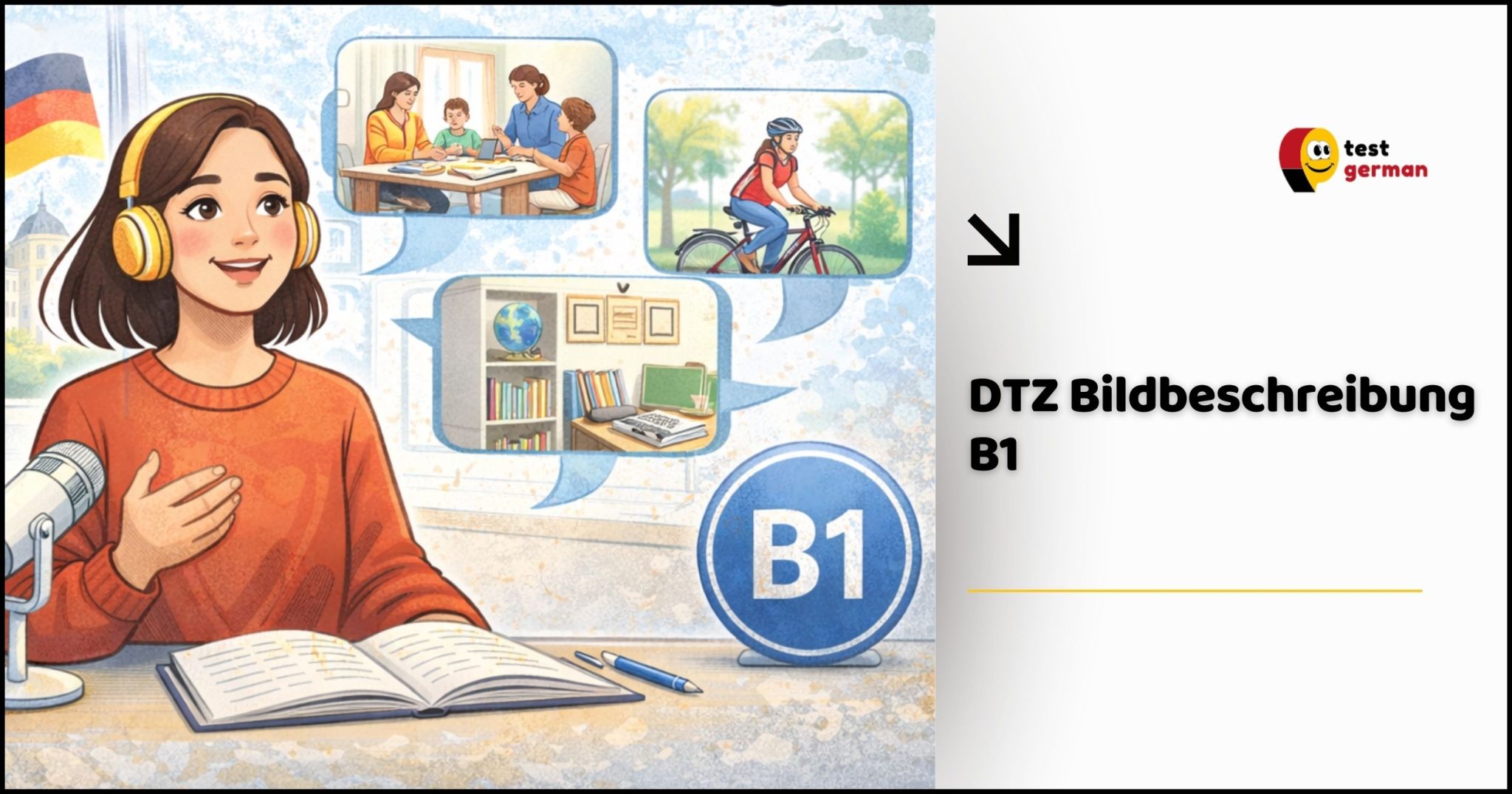 DTZ Bildbeschreibung B1: So beschreibst du ein Bild und bestehst deine ...